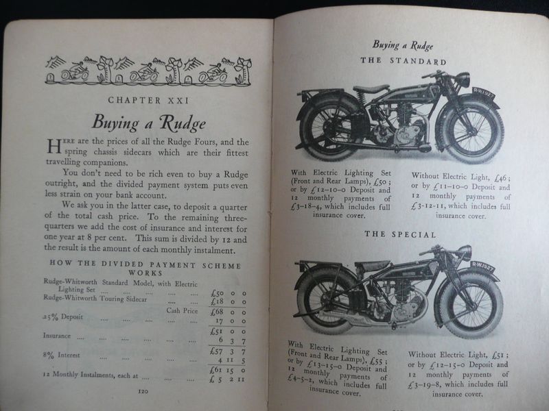 Rudge Book of the Road - Classic Super BikesClassic Super Bikes
