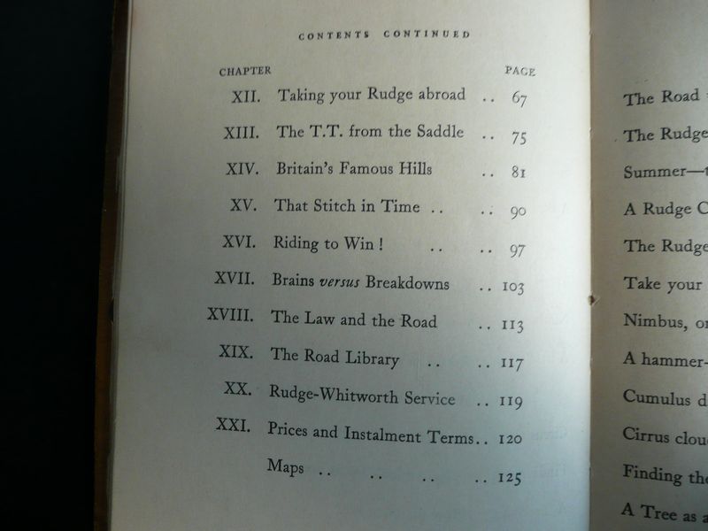 Rudge Book of the Road - Classic Super BikesClassic Super Bikes