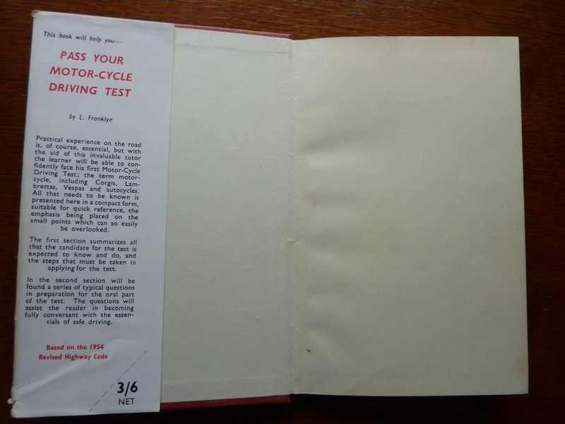 Pass your Motorcycle Driving Test by L. Franklyn - Classic Super ...