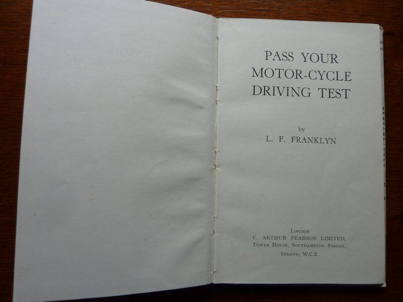 Pass your Motorcycle Driving Test by L. Franklyn - Classic Super ...