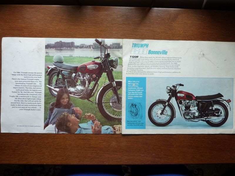 Triumph 68 'The Ultimate in Motorcycling' Booklet - Classic Super ...